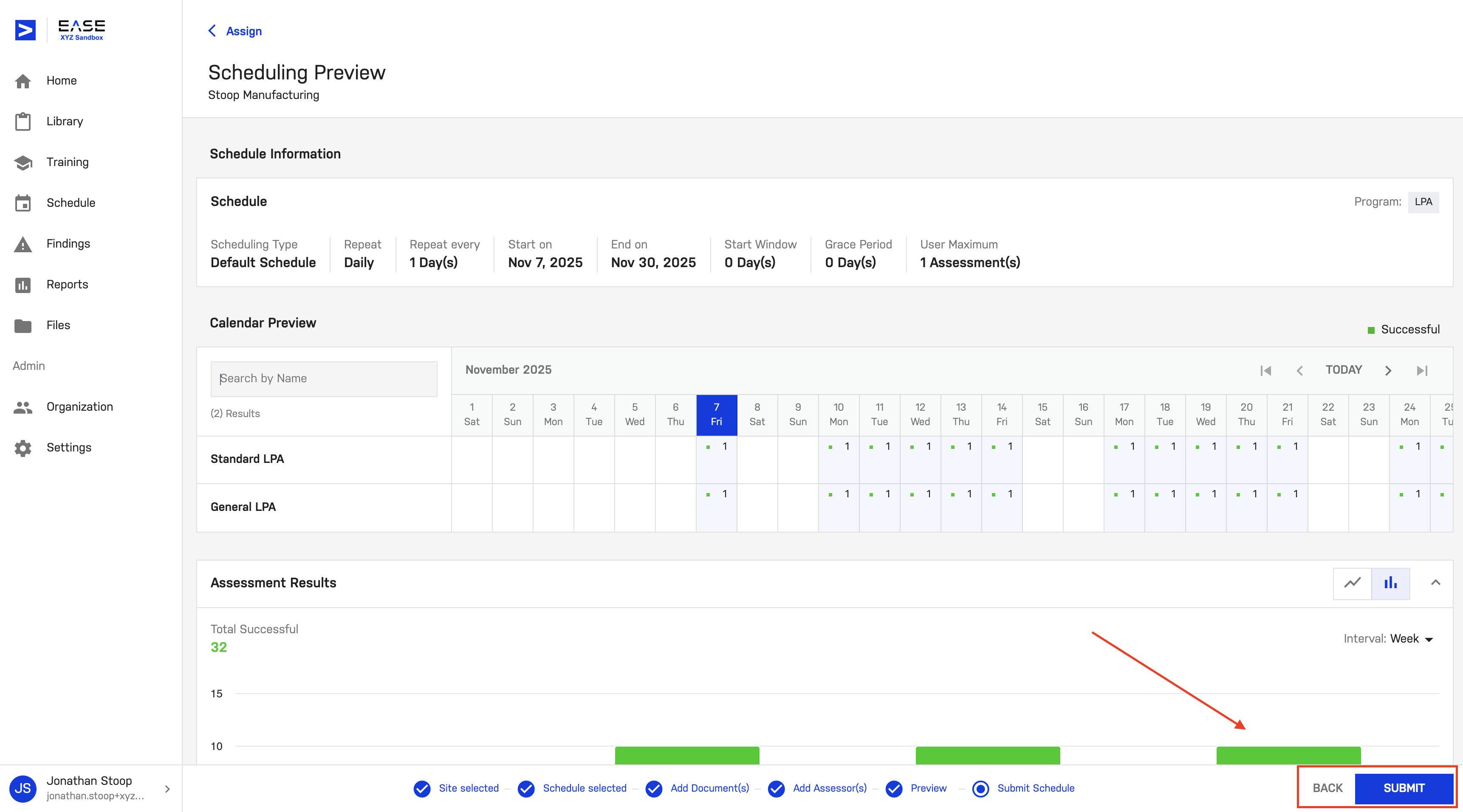 Scheduling on EASE – EASE INC.