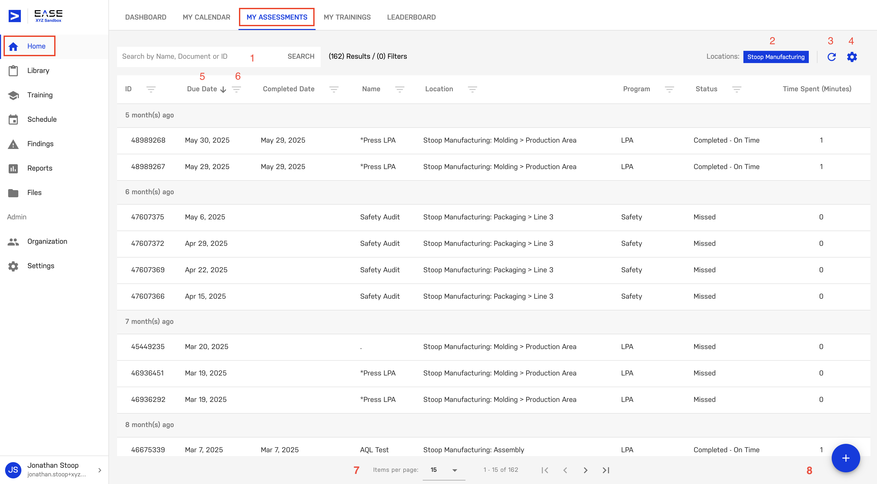 My Assessments – EASE INC.